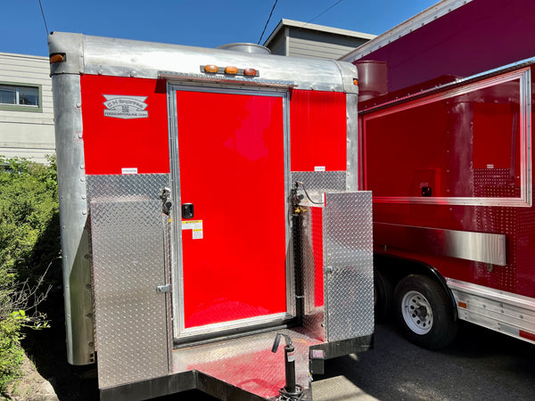 Red Trailers Combo 21 ft Burgundy & 18 ft Red – foodcartsonline